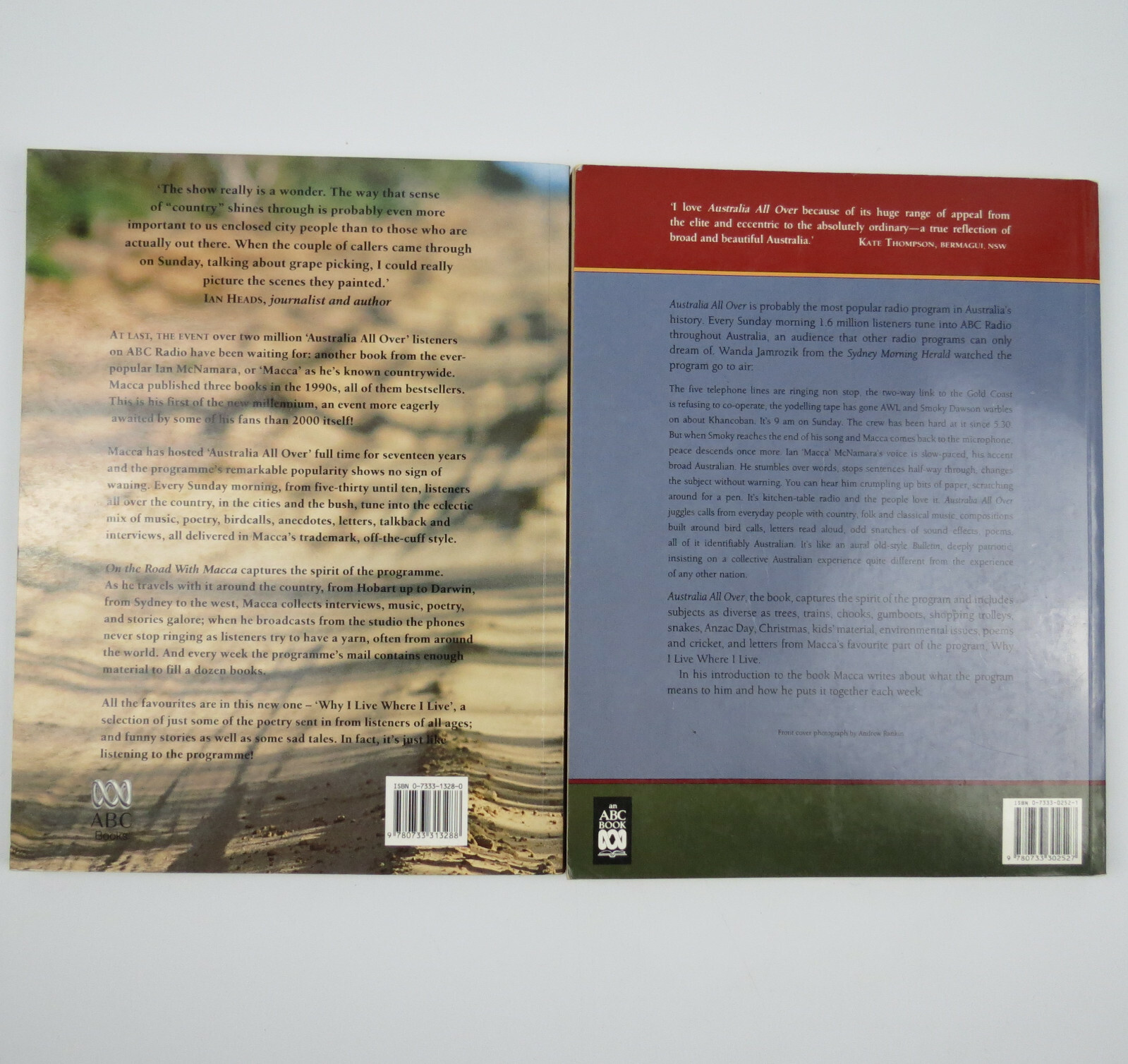 Australia All Over by Ian McNamara SIGNED + On The Road With Macca ABC ...