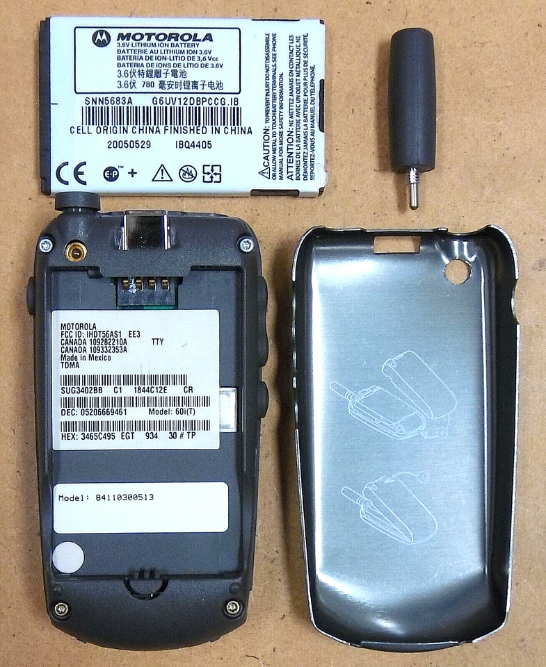 Motorola V60i BMW Edition - Silver and Gray ( AT&T ) Very Rare TDMA ...