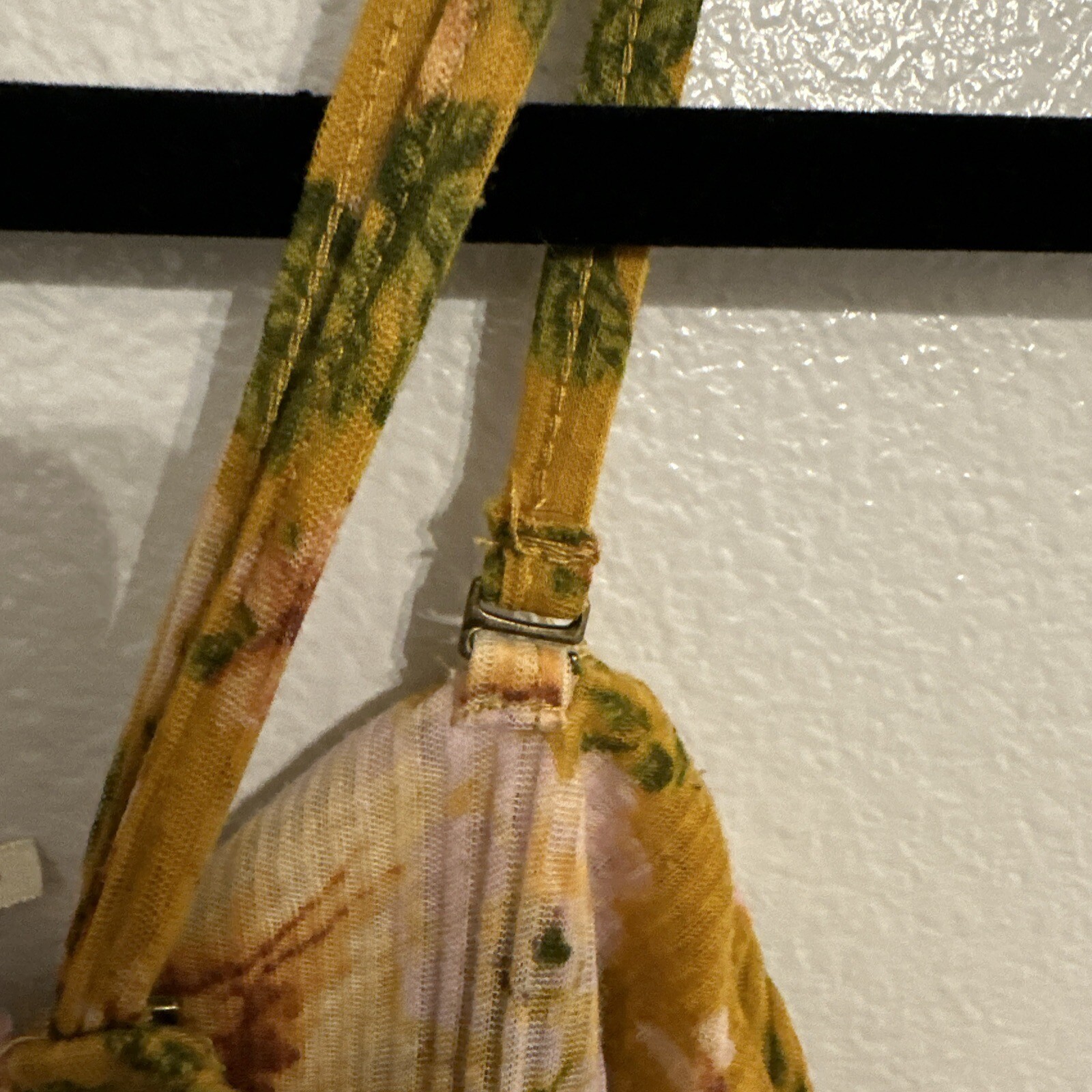 FREE PEOPLE Top - Yellow, Floral, Mirage, Hi-Low, Bandeau Knot, Straps ...