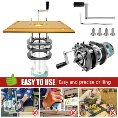 Aluminium Router Table Insert Plate, Lifter for Electric Woodworking ...