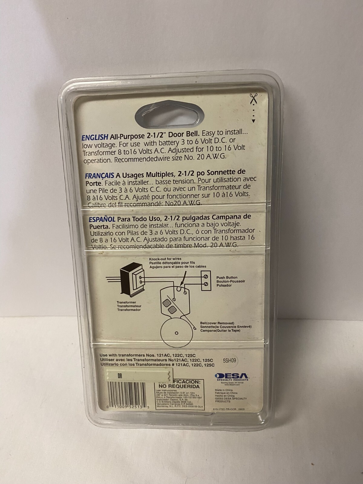 Heath+ZENITH+Wired+Door+Bell+172C-A for sale online | eBay