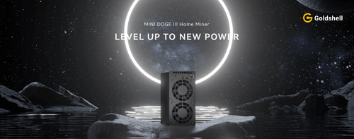 Goldshell Mini Doge 3 Ⅲ Miner Doge Coin LTC Dual Mode 700M or 550M ...