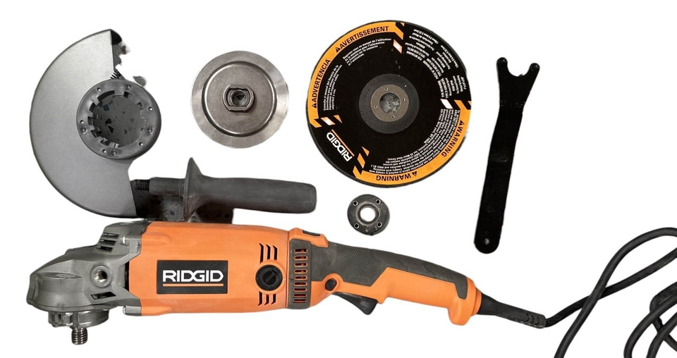 RIDGID R10202 7"Twist Handle Angle Grinder (Corded) 648846066561 | eBay