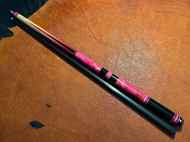 TNT Custom Pool Cue 1 of 1 With Jacoby Black Carbon Fiber Shaft. Dr ...