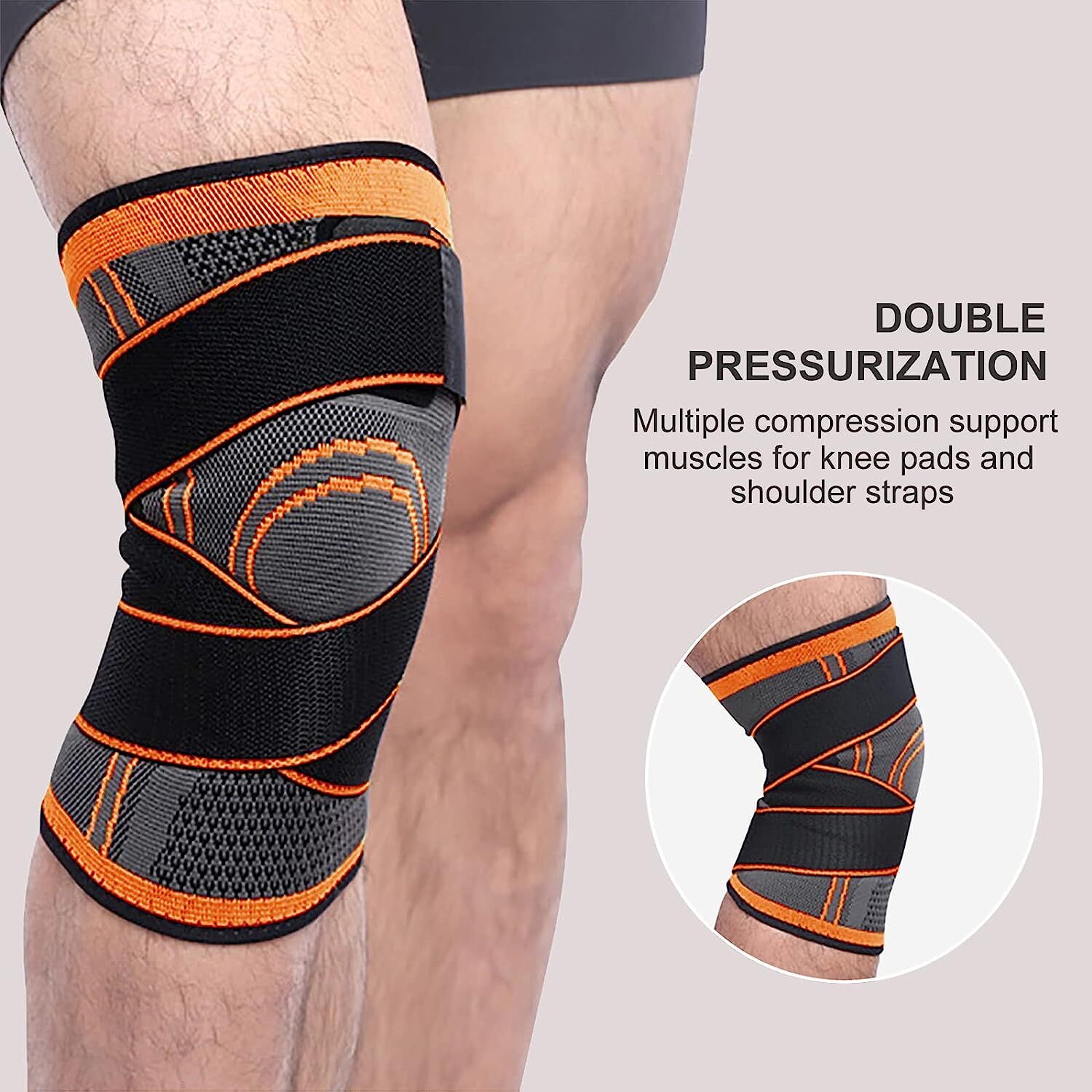 NHS KNEE BRACE SUPPORT COMPRESSION SLEEVES WRAP ARTHRITIS PAIN RELIEF ...
