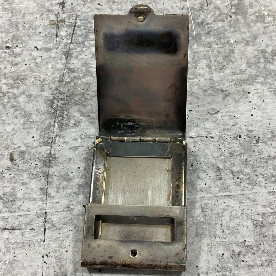 Antique Stamped Napier Sterling Silver Match Holder Box Case | eBay
