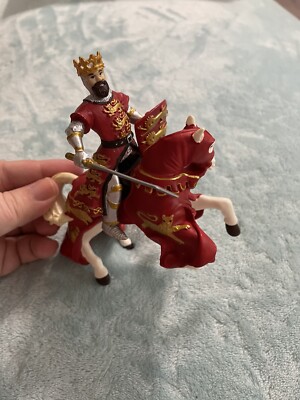 Papo King Toy Figure Medieval Warrior & Horse | eBay