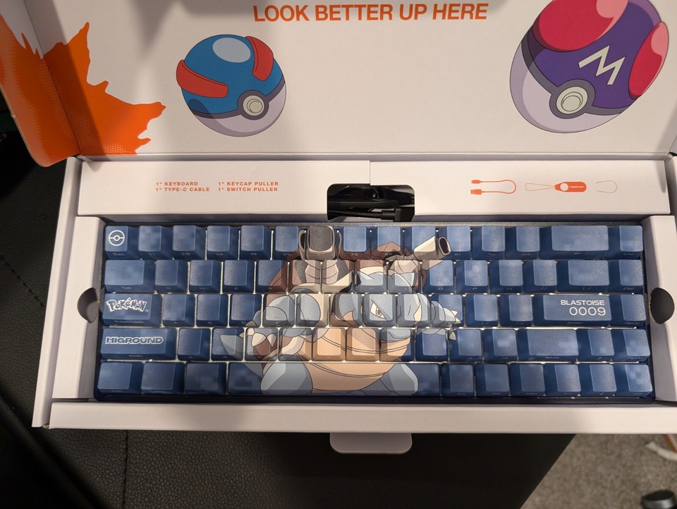 Highground Base 65 Mechanical Keyboard. Limited Edition Blastoise | eBay