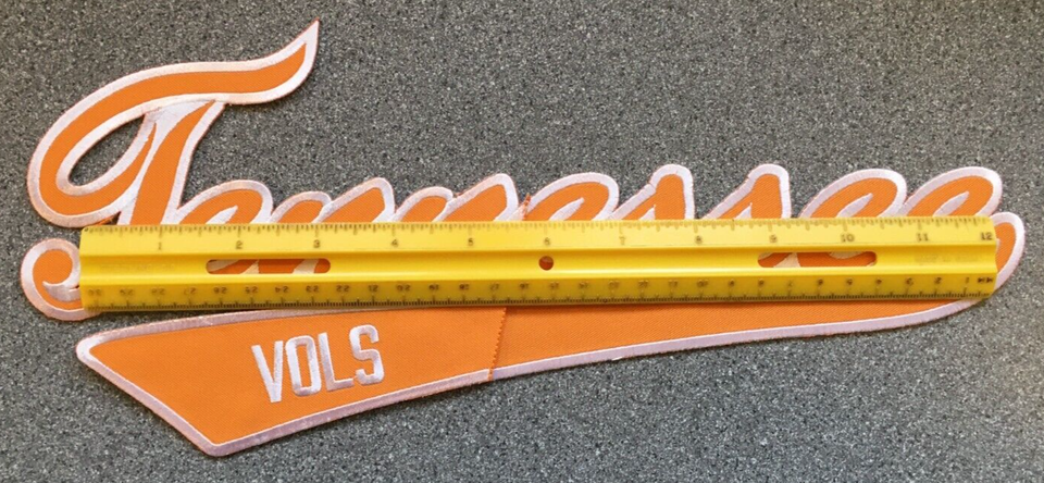 TENNESSEE VOLUNTEERS VOLS NCAA COLLEGE VINTAGE 13" SCRIPT TEAM PATCH 2 ...