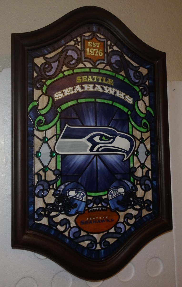Seahawks Logo Glass
