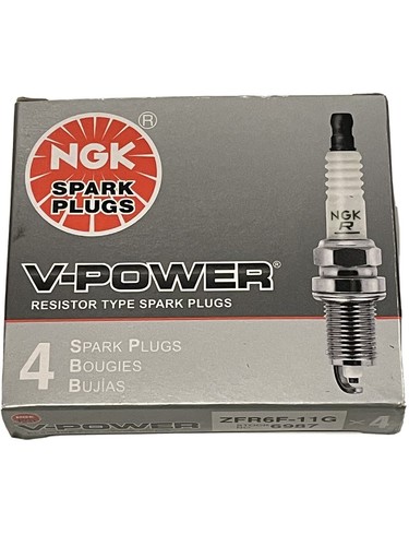 NGK V-Power Resistor Type Spark Plugs 4 Pack ZFR6F-11G | eBay