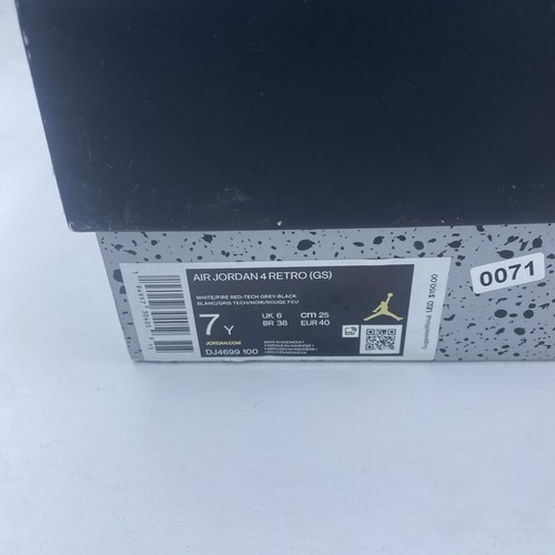 Size 7Y GS - Jordan 4 “White Oreo” Pre-Owned” Ships ASAP Replacement ...