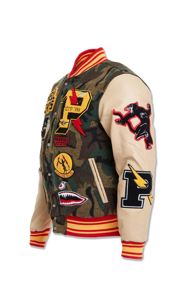 JORDAN CRAIG HELLCAT VARSITY JACKET (VINTAGE CAMO) | eBay