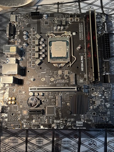 MSI H510M-A PRO , Core I3-10105F CPU, G.Skill DDR4 2666 RAM 16 GB | eBay