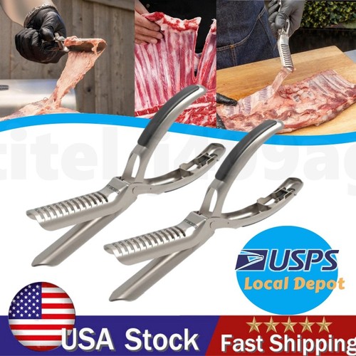 1~2Pcs Rib Membrane Remover Stainless Steel Tool Kit, for Easy Membrane ...