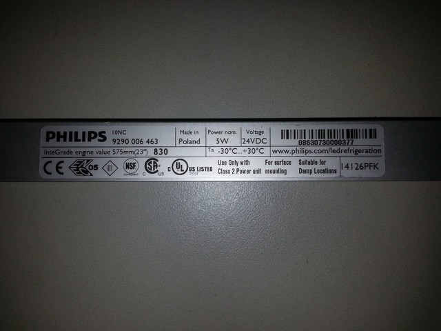 Philips Integrade LED Engine System 34" LED Light Bar 4 Indoor or Refrigeration for sale online ...