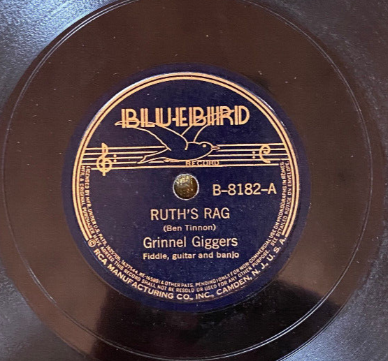 Bluebird 8182 Grinnel Giggers DUCK SHOE RAG 78 pm Country 1930 Memphis ...
