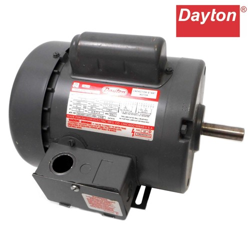 Dayton 5K121AD Capacitor Start Motor Single Phase AC Motor 1/3 HP 1725 ...