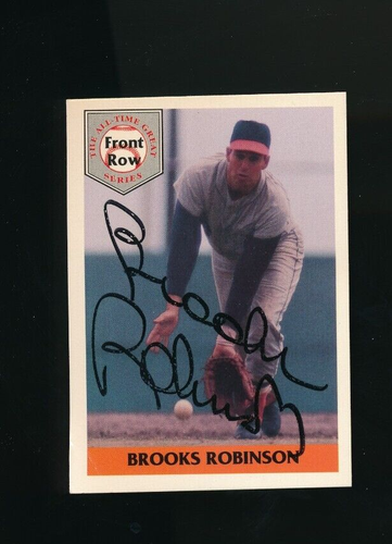 1992 Front Row #1 Brooks Robinson Auto Autograph w/ COA HOFer | eBay