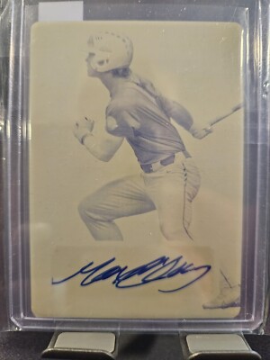 2022 Leaf Perfect Game National Showcase Yellow Plate 1/1 Auto Max ...