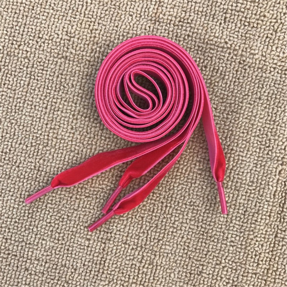 THICK FLAT FAT SHOE LACES 1.6cm Wide Velvet Shoelaces All Shoe Types ...