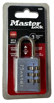 Locks - Master Lock Combination