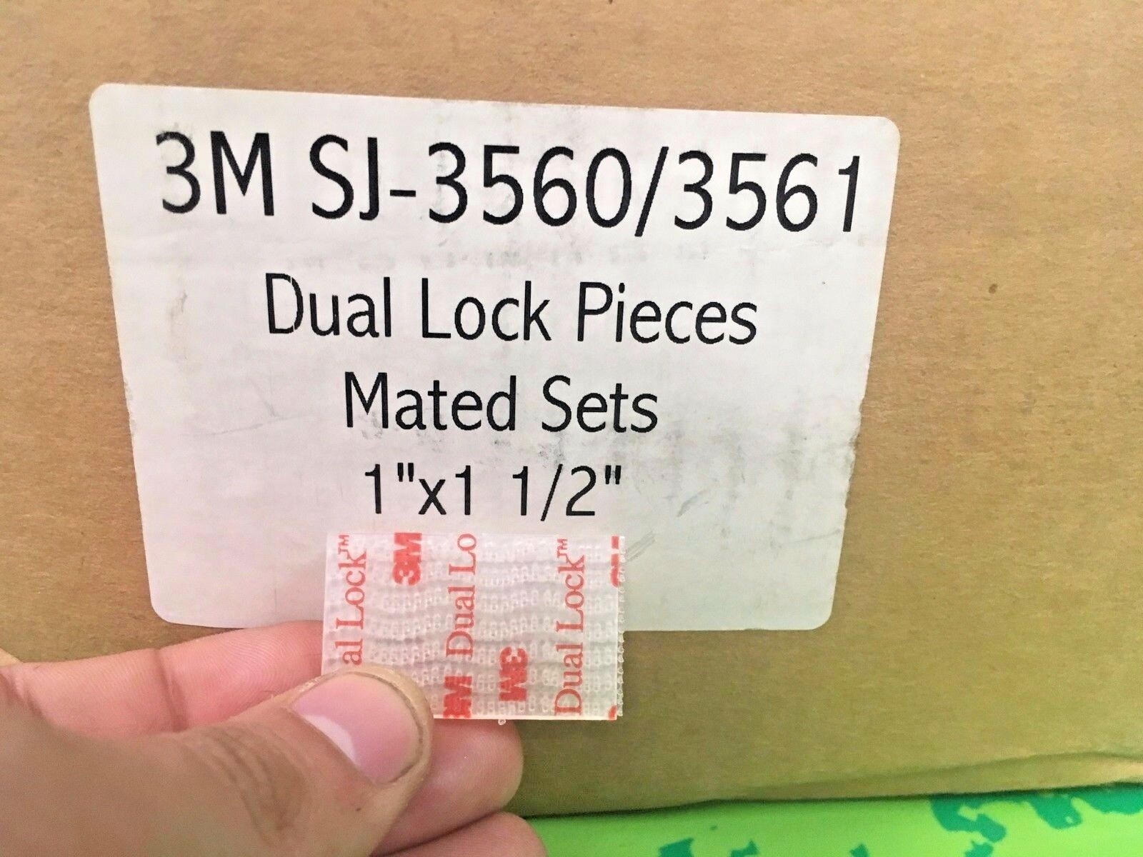 3M Dual Lock SJ 3560 Mated Sets 1" x 1 1/2" (25 sets, 50 pieces) | eBay