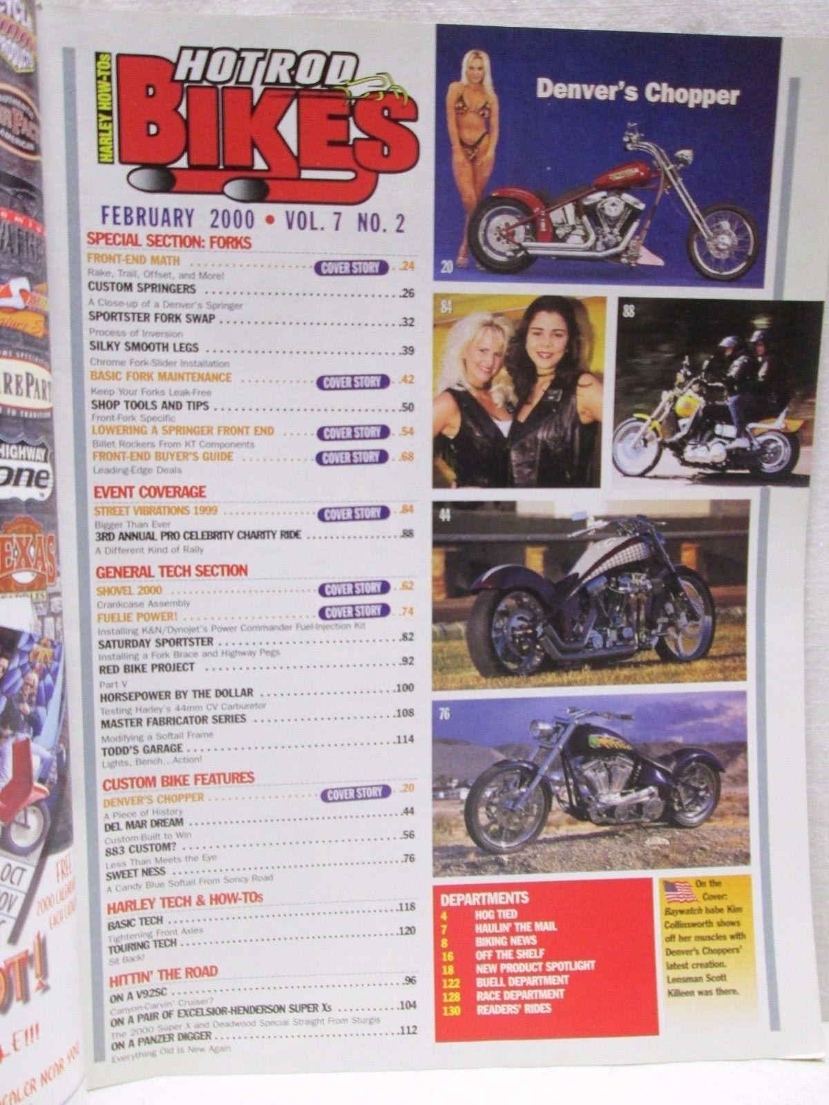 Hot Rod Bikes The Ultimate Harley Magazine February 2000 Shovelhead ...