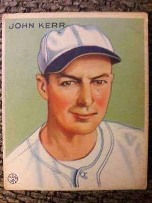 1933 GOUDEY #214 JOHN KERR WASHINGTON SENATORS GREAT COLOR AND PRICE | eBay