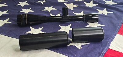 1984 Leupold 12x 40mm Fixed Target Scope Tapered Crosshair RARE w Two ...