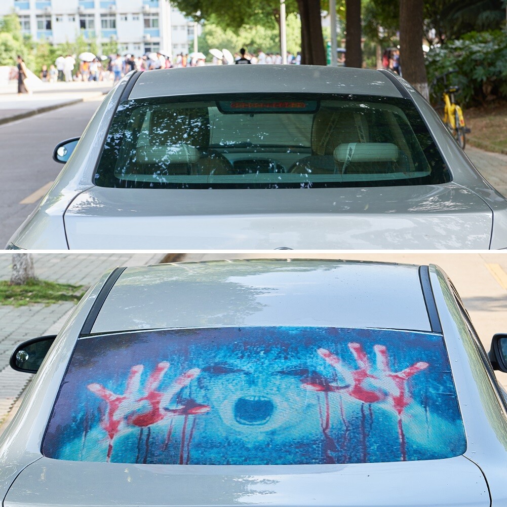Windshield Sticker Lucky & Blessed V2 Windshield Rear Window Decal Car ...