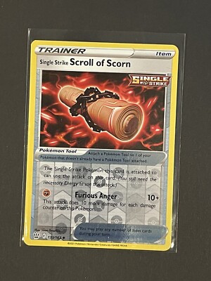 Single Strike Scroll Of Scorn 133/163 Reverse Holo Battle Styles ...