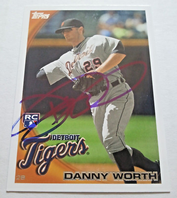Danny Worth - 2010 Topps Update Rookie Signed Autograph Auto Card #US-9 ...