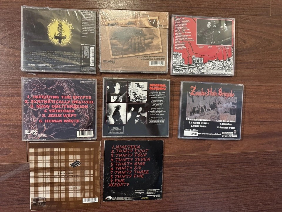 Very Rare Death Metal CD lot of 7 CD’s from the 90s/ 00s | eBay