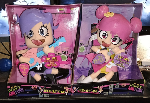 Hi Hi Puffy AmiYumi Rock Out Ami and Yumi Animatronic Dolls Rare HTF ...