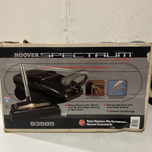 RARE Vintage Hoover Spectrum 850 Complete Vacuum Cleaner Canister | eBay