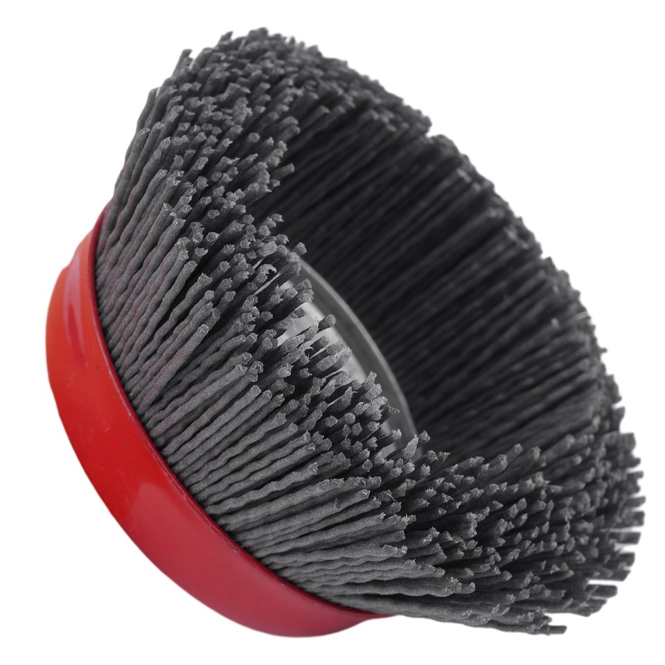Useful Cup Brush Red/Grey/Blue Wheel 16mm Abrasive Wire Brush For Wood ...