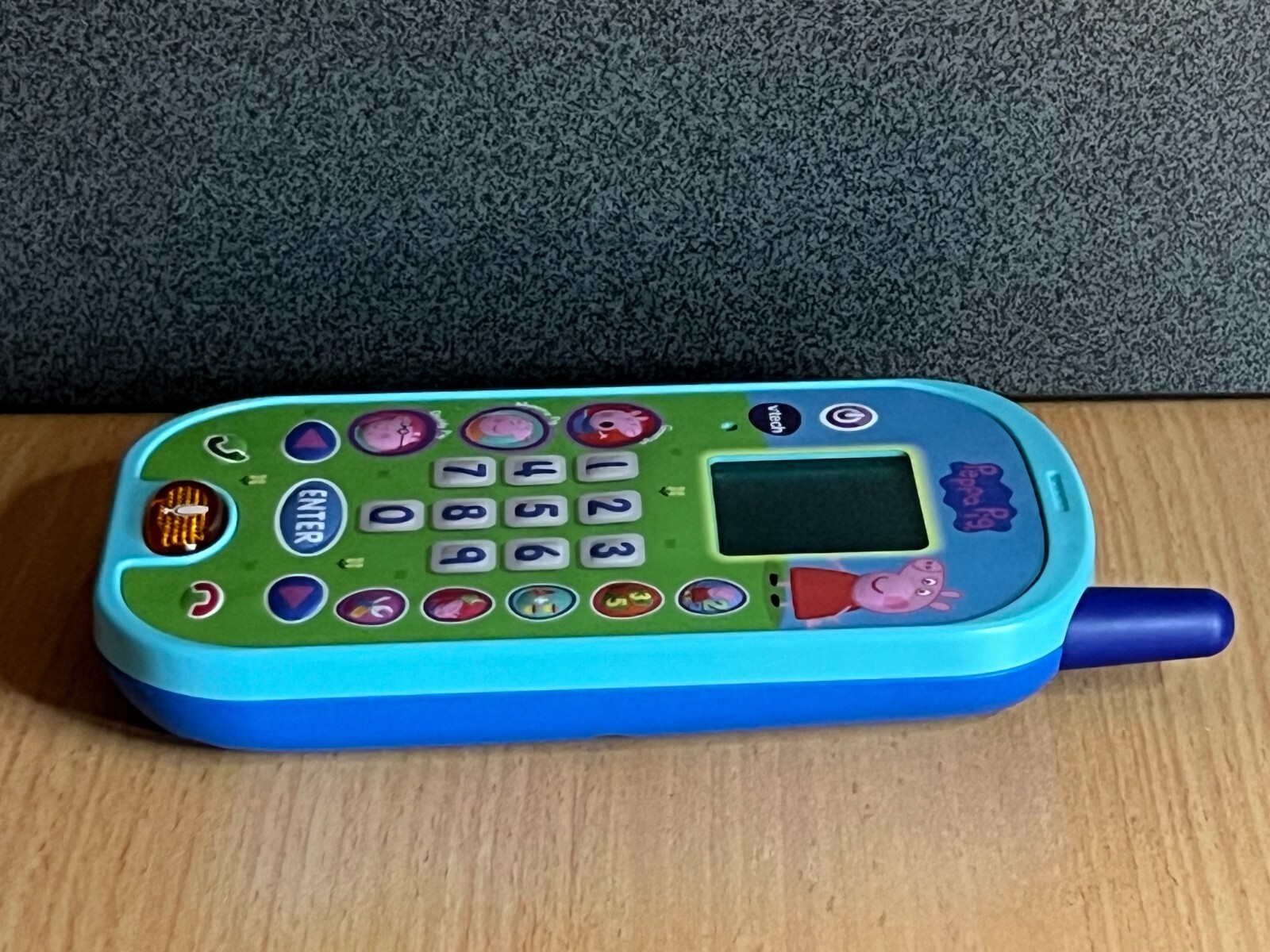 Vtech Peppa Pig Let's Chat Educational Learning Toy Play Cell Phone ...