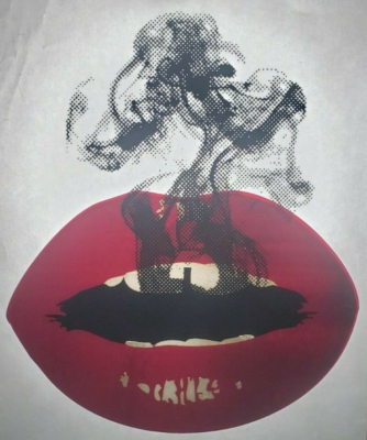 Weed Smoke Lips