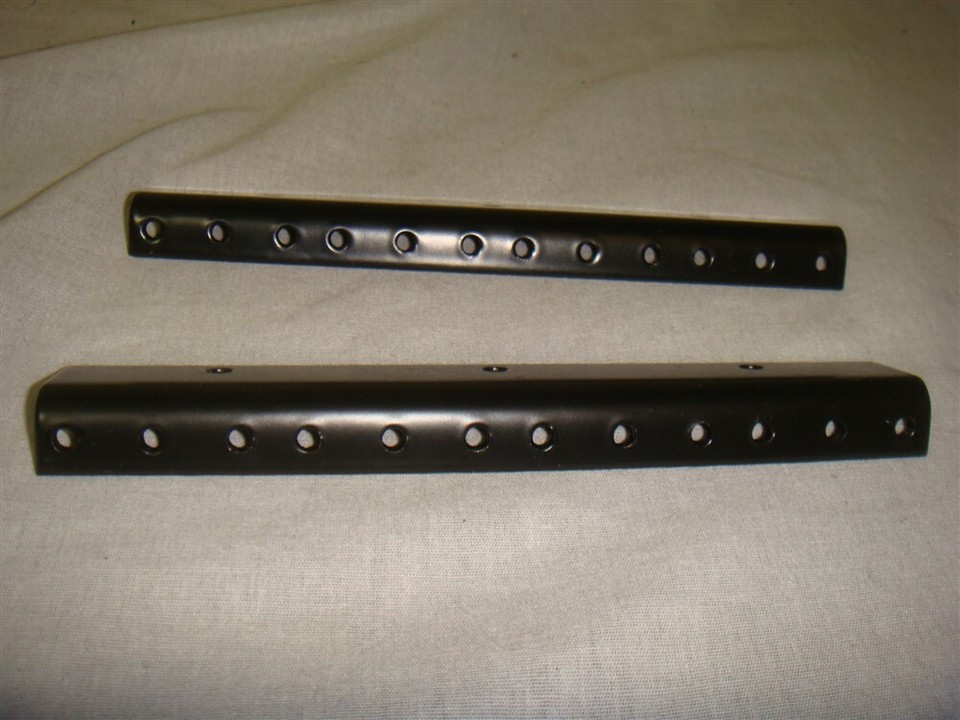 7" METAL THREADED RACK RAIL PAIR FOR 2 SPACE HOMEADE RACK | eBay