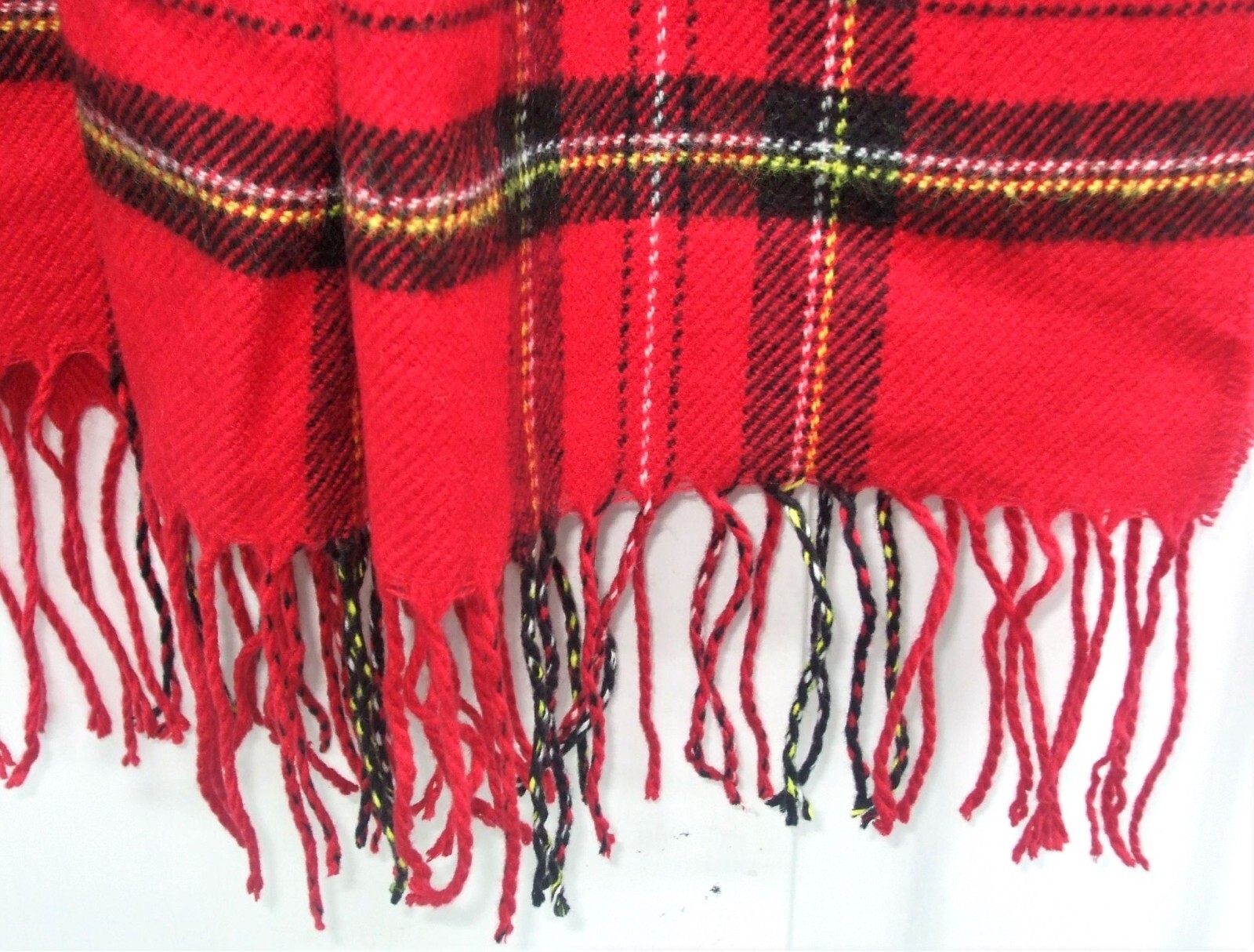 Steve Madden Women's Classic Tartan Red Blanket Scarf - One Size | eBay