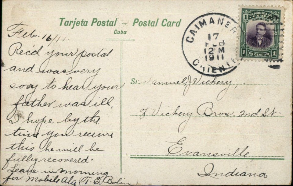 Caimanera Cuba Sail Point Used 1911 Postcard | eBay