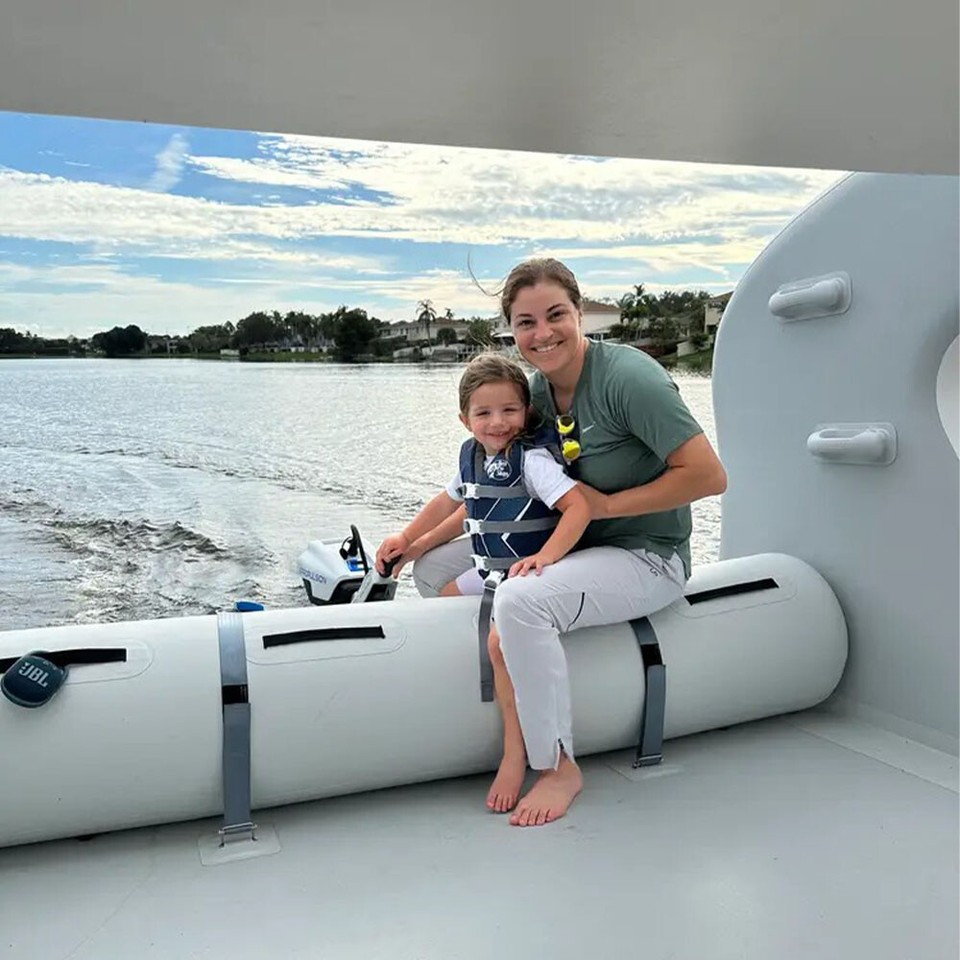 Inflatable Electric Boat Solar Sustainable Inflatable House Boat For ...