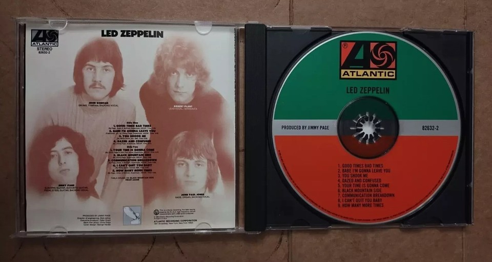 Led Zeppelin I CD (self-titled debut album) Jimmy Page REMASTERED ...