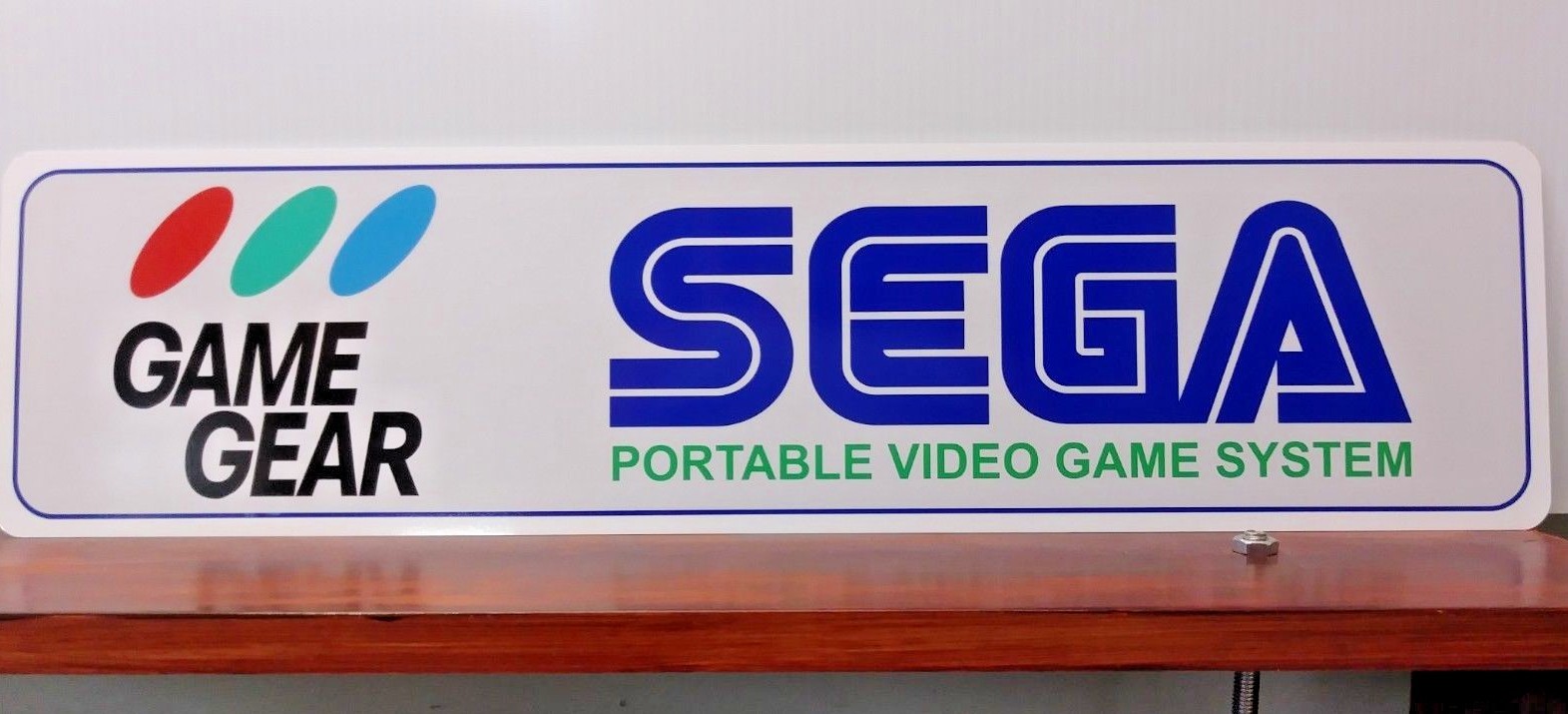 SEGA Game gear aluminum sign 6" x 24" | eBay