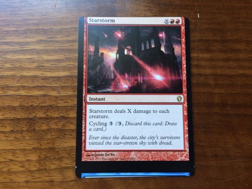 Miscut Starstorm Misprint MTG Magic Card Commander EDH | eBay