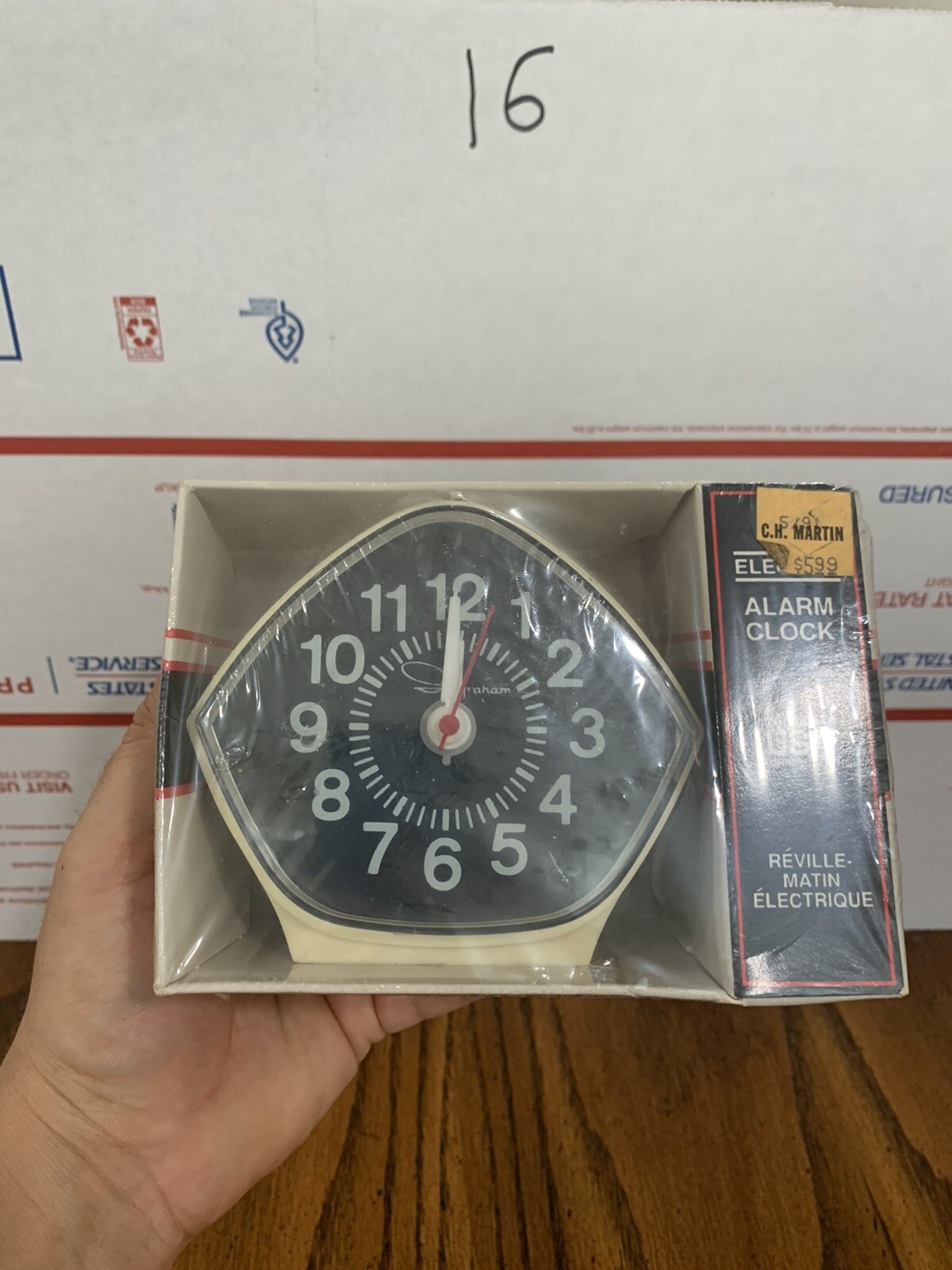 Vintage INGRAHAM Toastmaster Inc. Electric Alarm Clock Model 49-301 USA ...