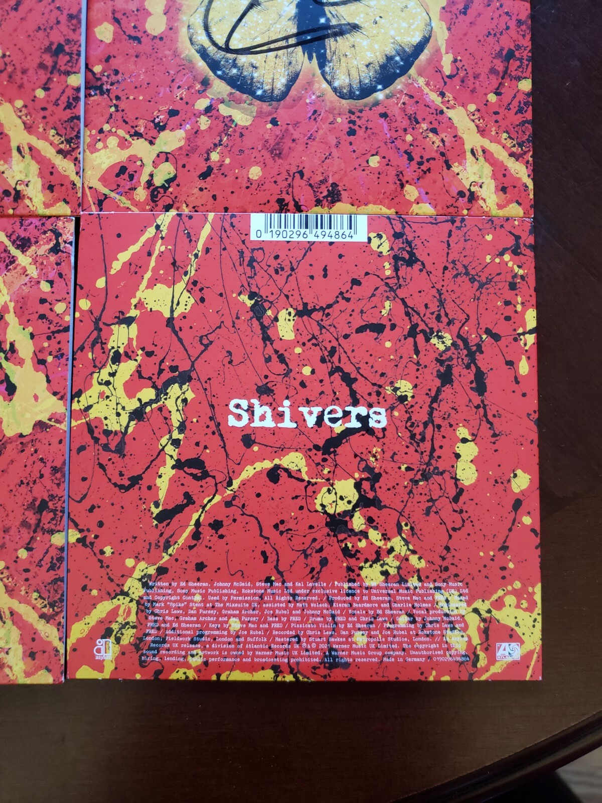 Ed Sheeran – Shivers CD Hand Signed/Autographed Single NEW, NOT SEALED ...