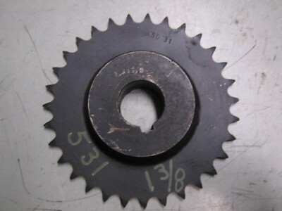 Sprocket 50 Roller chain 31 teeth 1-3/8" bore 50BS31 UST, MARTIN | eBay
