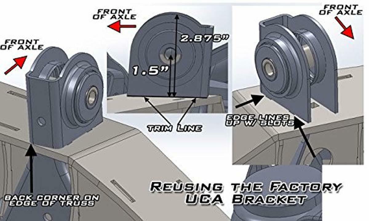 Artec TJ3003 Dana 30 Front Axle Truss w/ Currie Joints for Jeep TJ, LJ ...